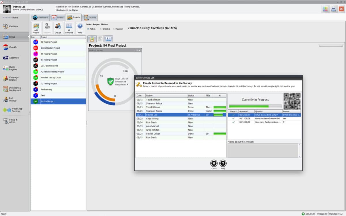 EasyFocus (election project management software) | EasyVote Solutions